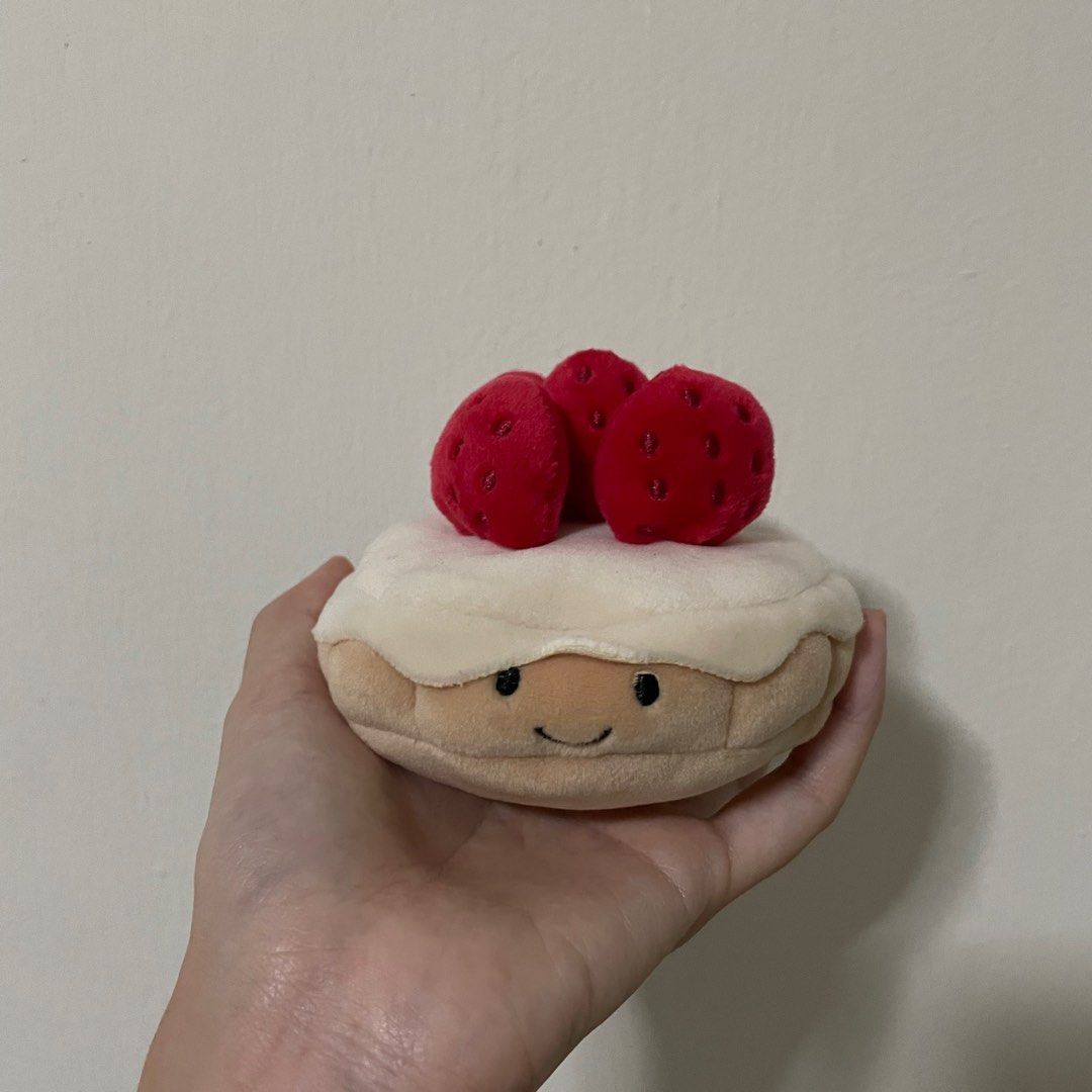 jellycat strawberry tart amuseable, Hobbies & Toys, Toys & Games on ...