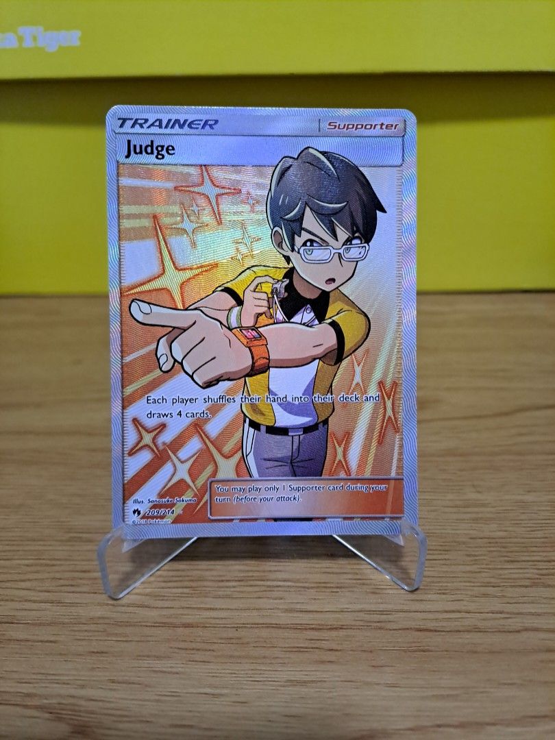 Judge Trainer Full Art Lost Thunder Pokemon Card, Hobbies & Toys, Toys ...
