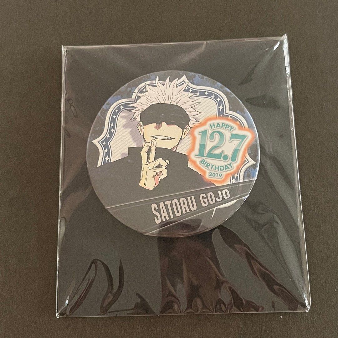 Jujutsu Kaisen Satoru Gojo 2019 Birthday Badge, Hobbies & Toys ...