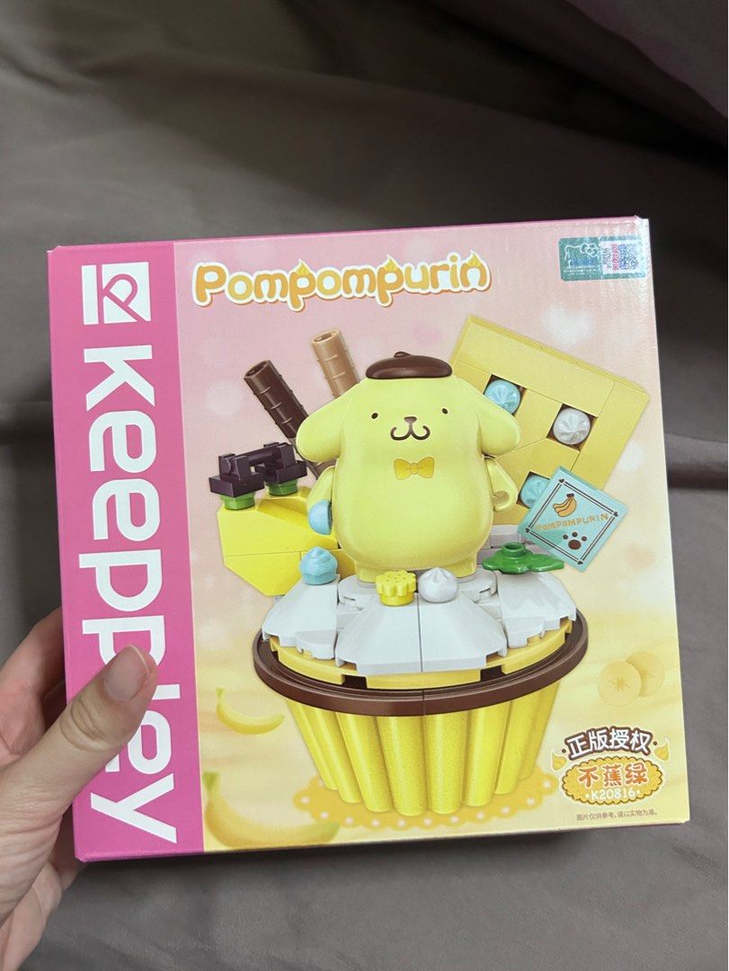 Keeppley Pompompurin Cupcake brick/Lego toy, Hobbies & Toys, Toys ...
