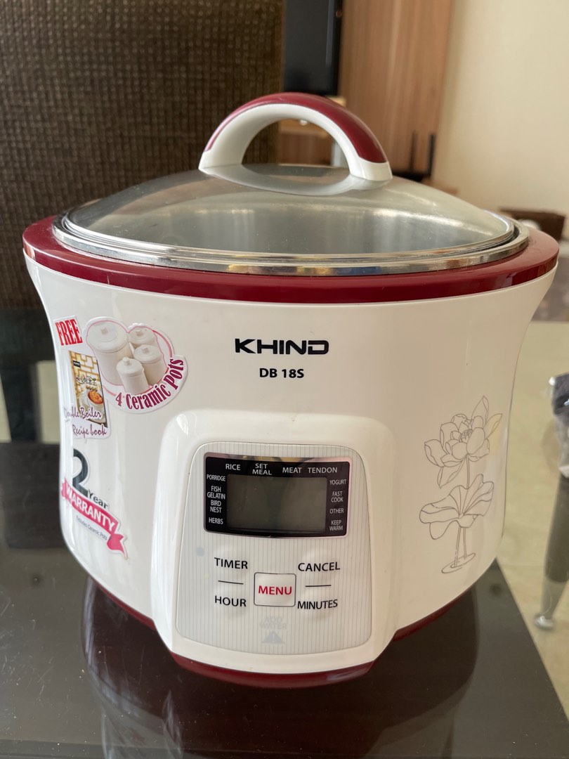 KHINO Double Boiler, TV & Home Appliances, Kitchen Appliances, Cookers on Carousell