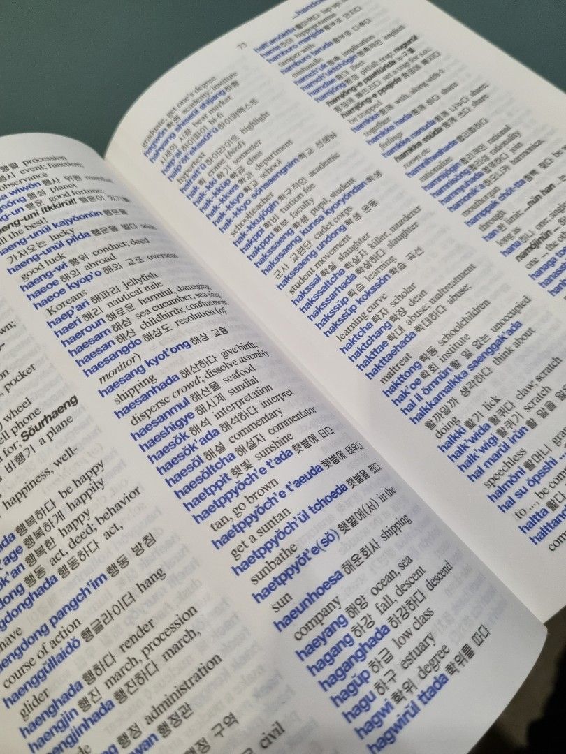Korean dictionary, Hobbies & Toys, Books & Magazines, Textbooks on Carousell