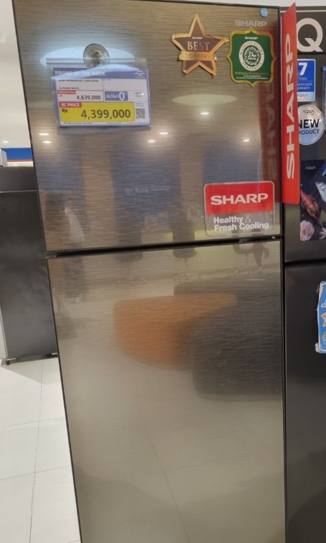 Kulkas Sharp 2 Pintu, Kitchen & Appliances di Carousell
