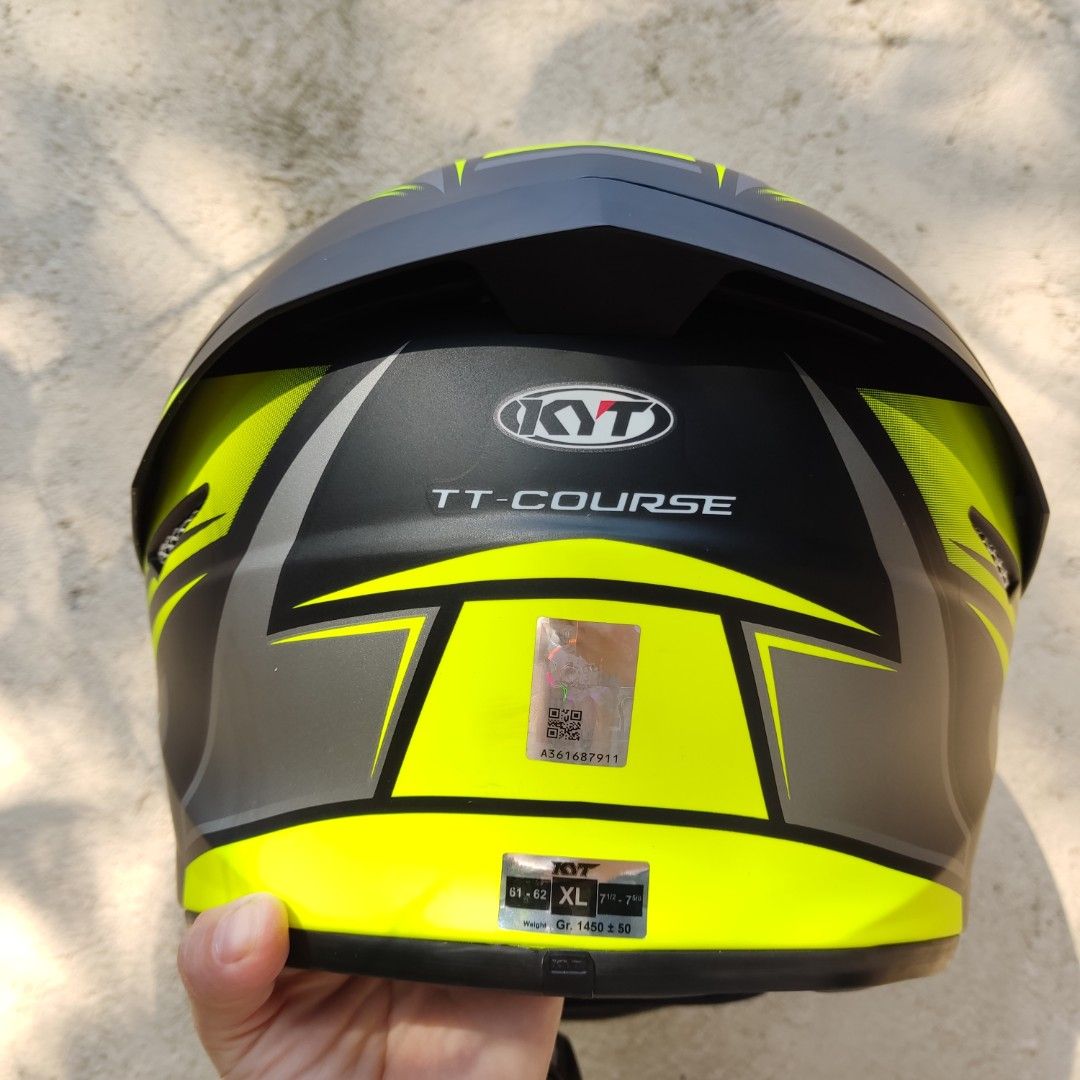 KYT TT - Course Full Face Helmet XL on Carousell