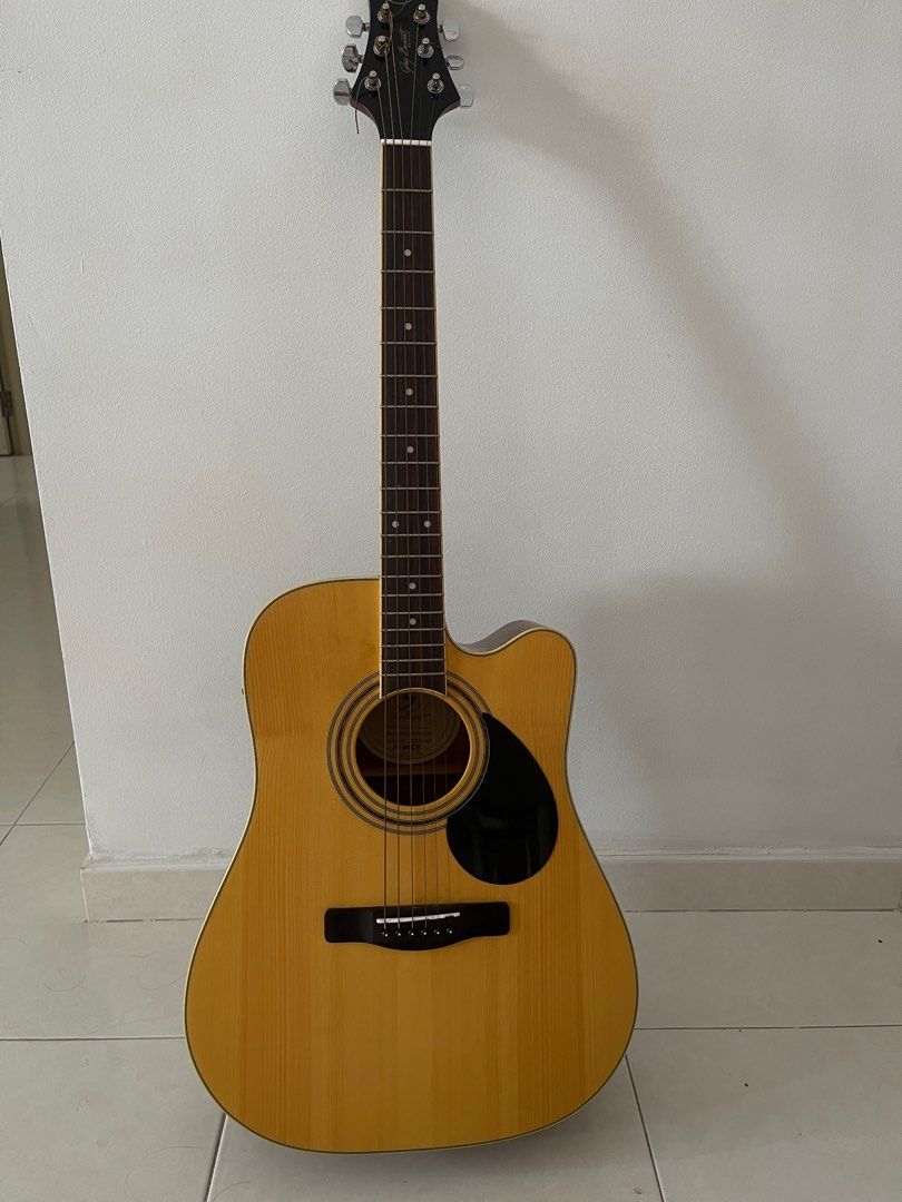 LAST PIECE! Greg Bennett GD-100SCE Acoustic Guitar, Hobbies & Toys ...