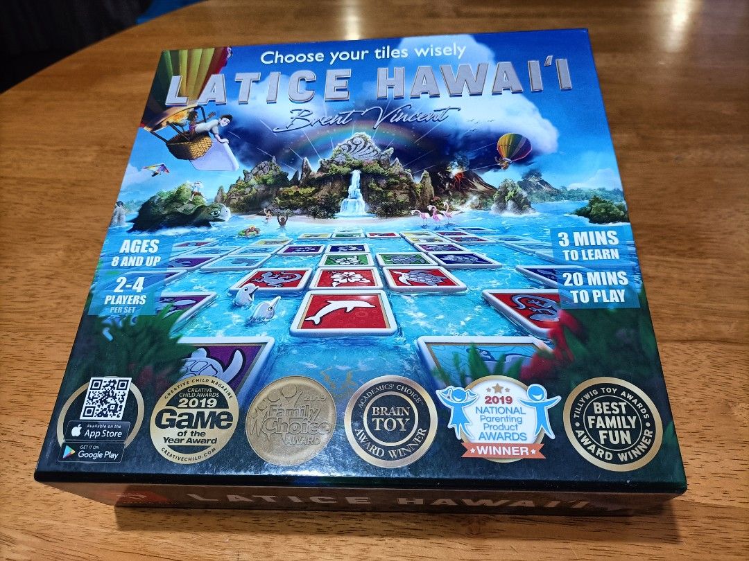 Latice Hawaii board game, Hobbies & Toys, Toys & Games on Carousell