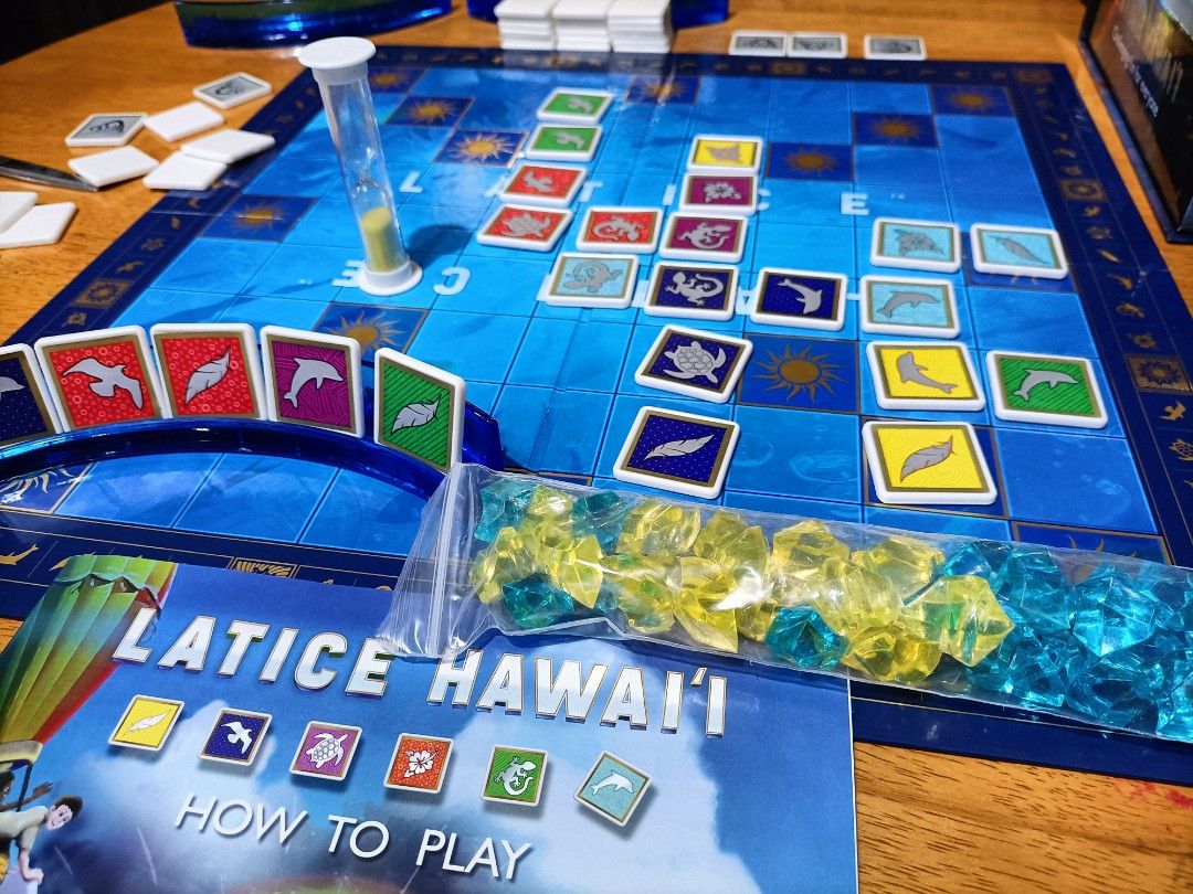 Latice Hawaii board game, Hobbies & Toys, Toys & Games on Carousell