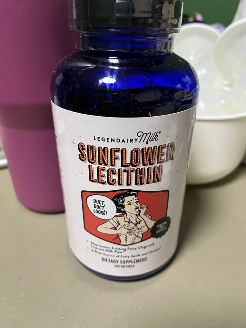 Legendairy Milk Sunflower Lecithin 200 capsules, Health & Nutrition ...