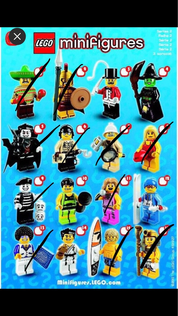 Lego 8684 Minifigures Series 2, 興趣及遊戲, 玩具 & 遊戲類 - Carousell