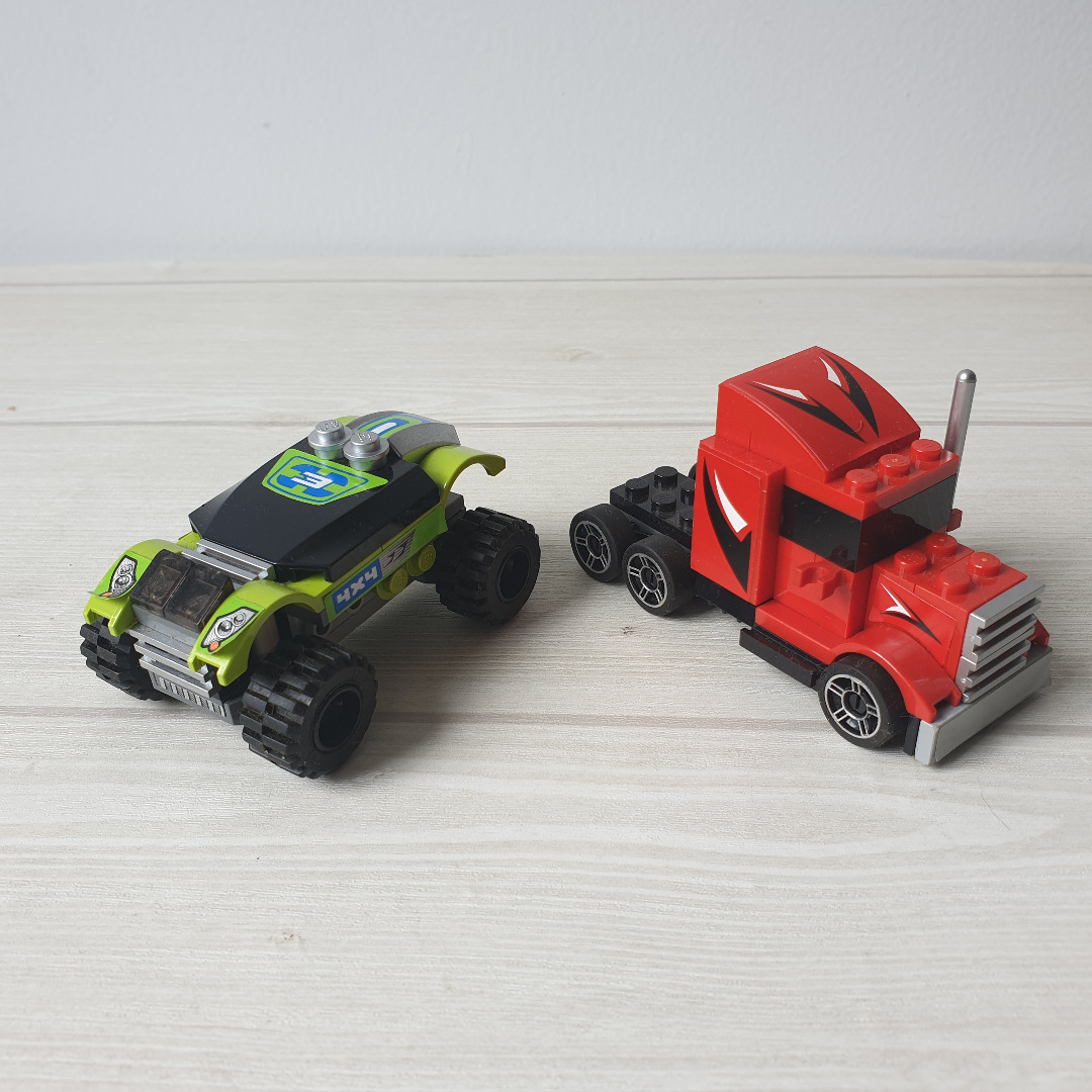 LEGO Racers Fat Trax & Road Hero, Toys & Collectibles, Mainan di Carousell