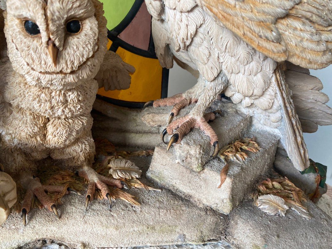 Antique/Collectibles Tawny Owls Family By Sherratt And Simpson Border ...