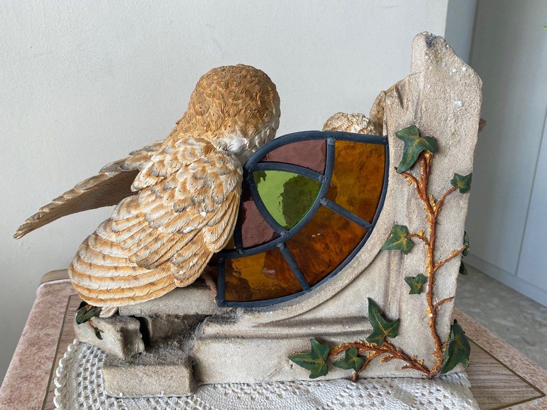 Antique/Collectibles Tawny Owls Family By Sherratt And Simpson Border ...