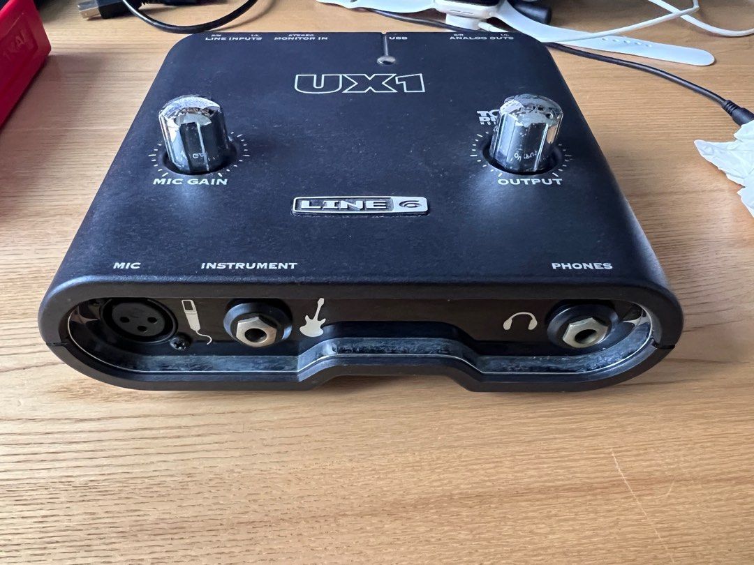 Line6 UX 1 audio interface, Hobbies & Toys, Music & Media, Music ...