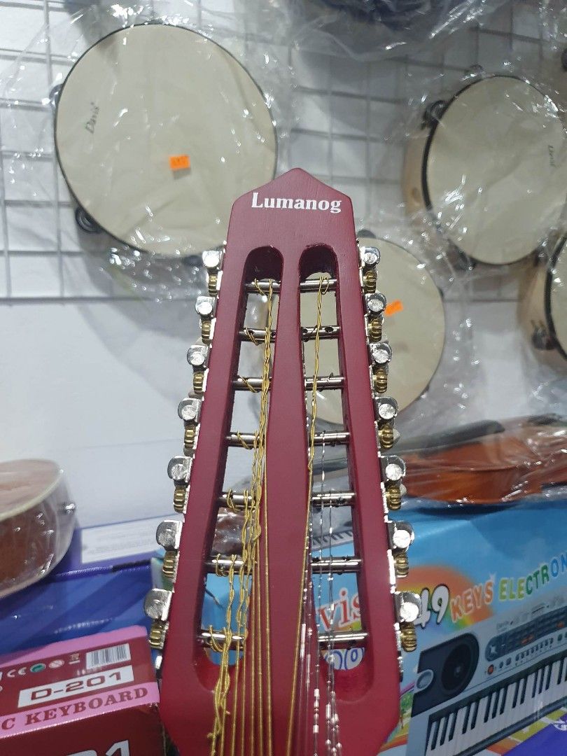 Lumanog Banduria Langka Wood with Free Bag and Pick, Hobbies & Toys ...