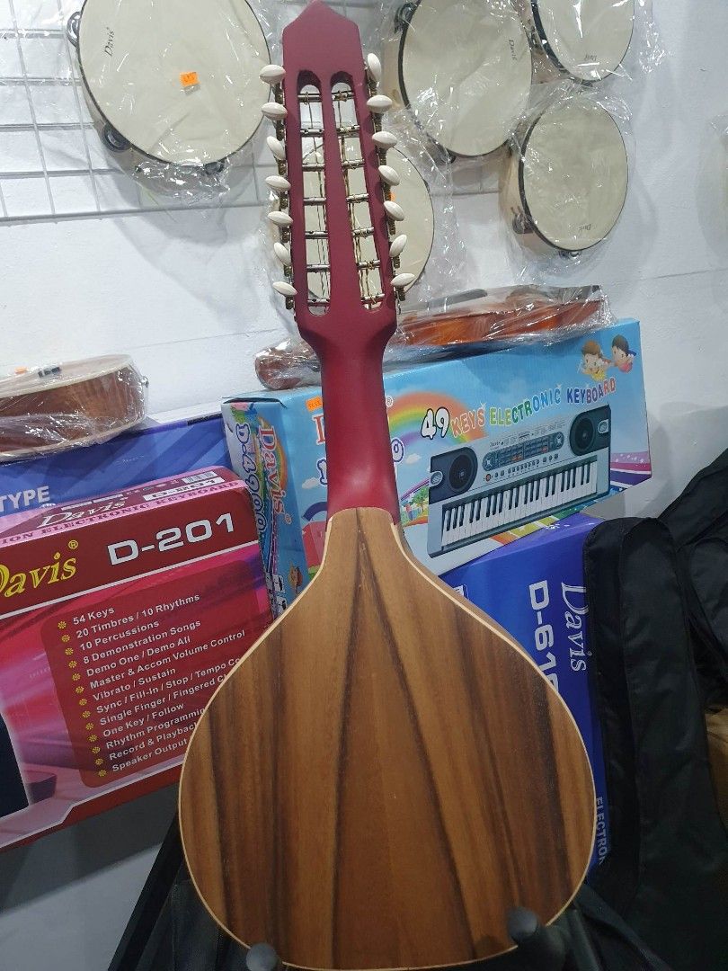 Lumanog Banduria Langka Wood with Free Bag and Pick, Hobbies & Toys ...