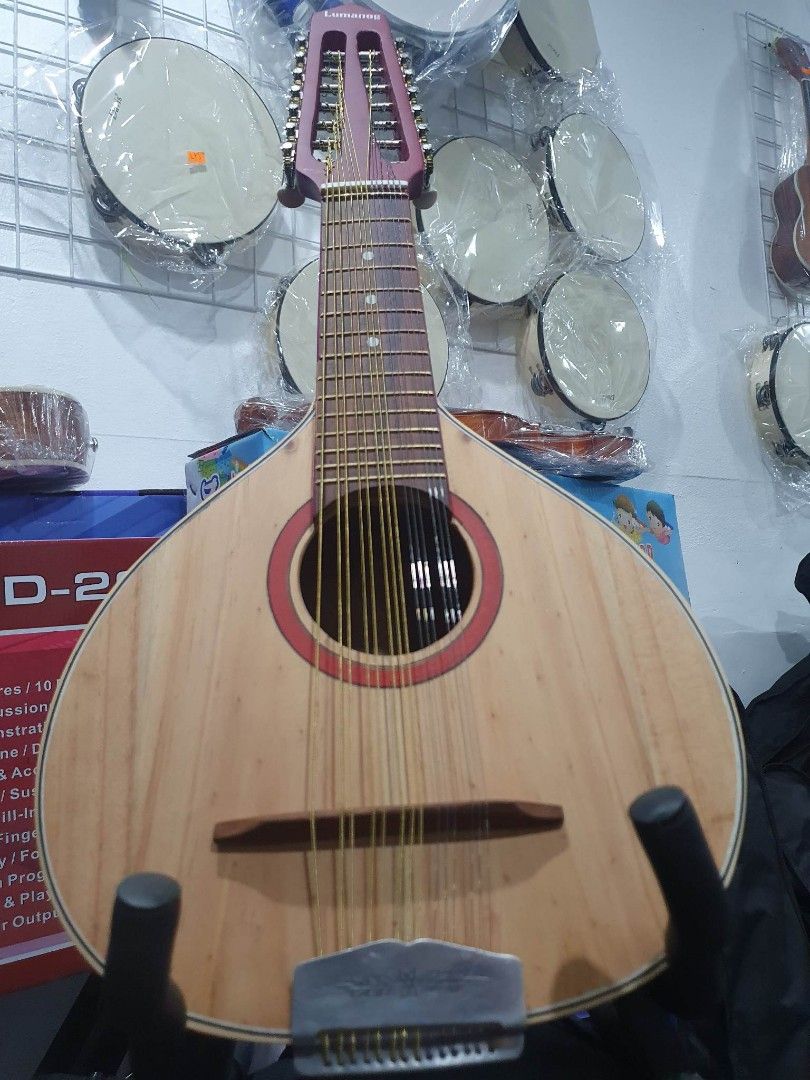 Lumanog Banduria Langka Wood with Free Bag and Pick, Hobbies & Toys ...