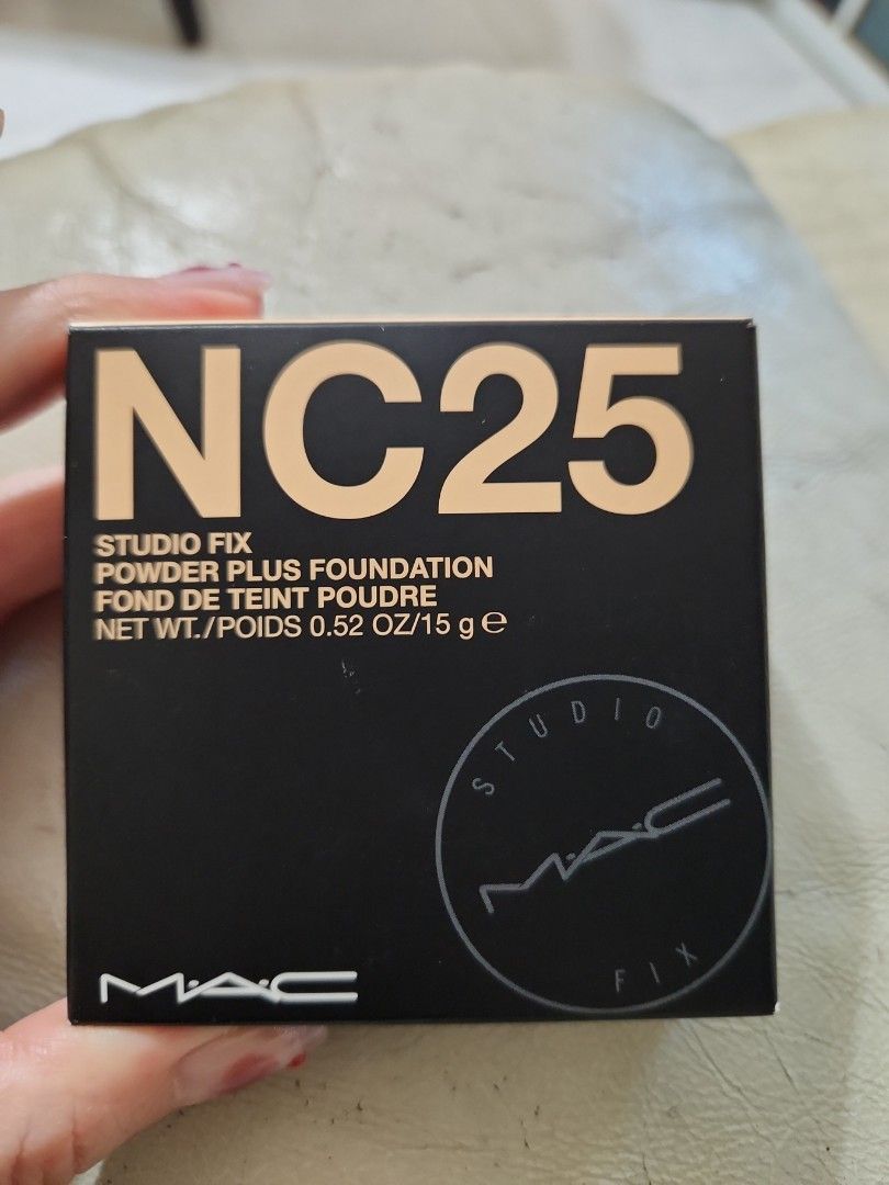 mac NC25 studio fix powder plus foundation, Beauty & Personal Care ...