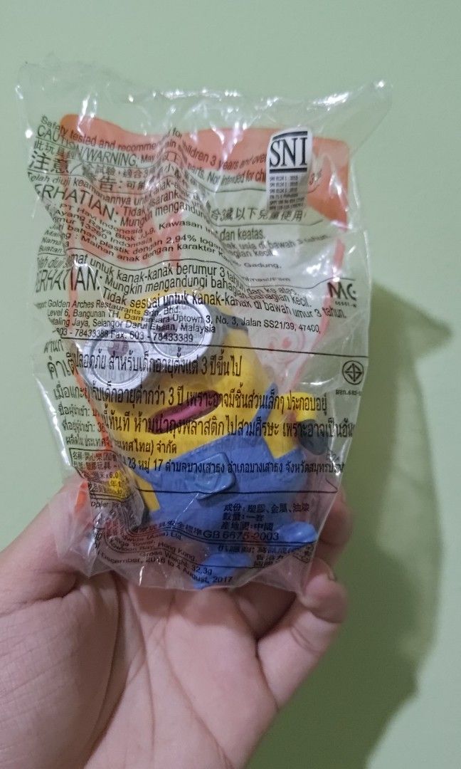 Mainan Minions Happy Meal MCD 2017 - Playful Minion Despicable Me 3 ...
