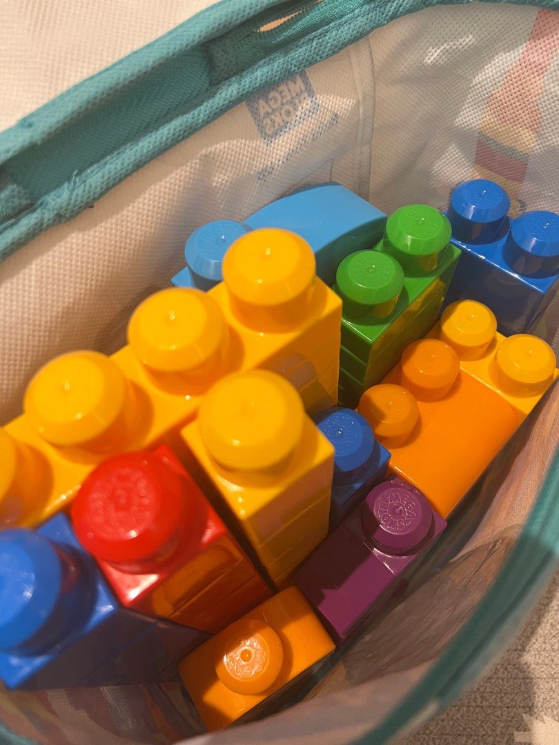Mega Bloks Big Building Bag, Babies & Kids, Infant Playtime on Carousell