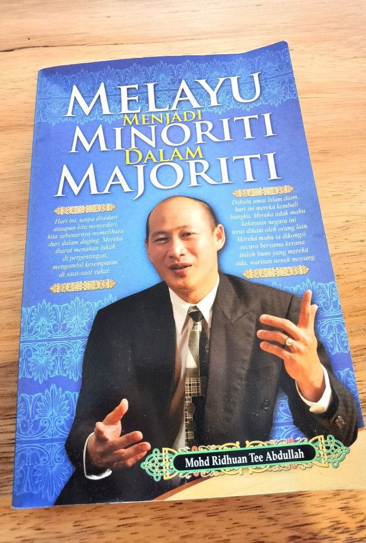 Melayu Menjadi Minoriti Dalam Majoriti Book Buku By Mohd Ridhuan Tee ...