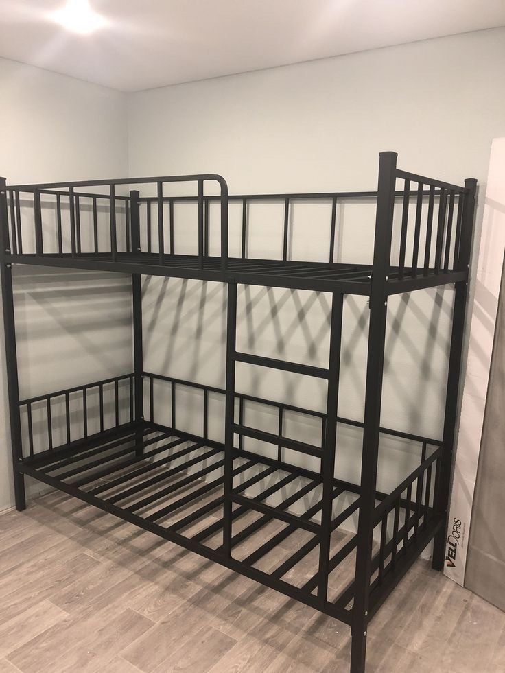 Metal double decker bed frame, Furniture & Home Living, Furniture, Bed ...