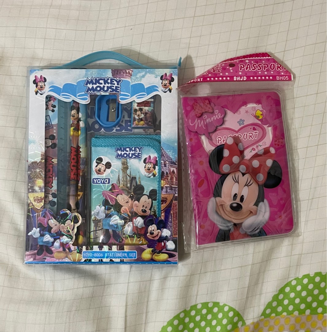 mickey mouse stationery set