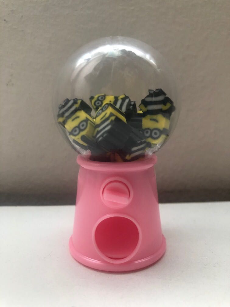 Minion eraser vending machine, Hobbies & Toys, Toys & Games on Carousell