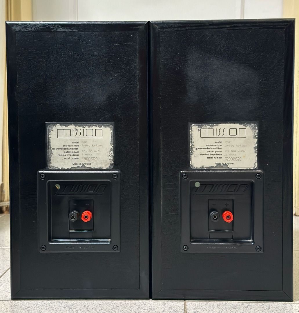 (一口價$420)Mission 732 Vintage 喇叭 Bookshelf/Floorstanding Speakers, 音響器材 ...