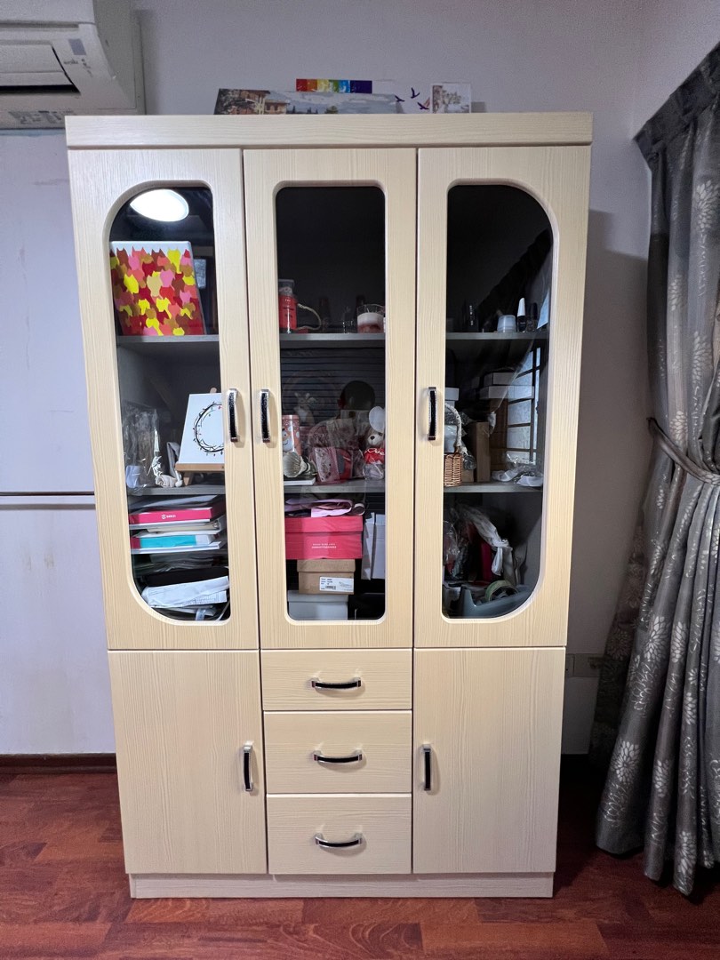Moving sales! Display Cabinet and Bookshelf, Furniture & Home Living ...