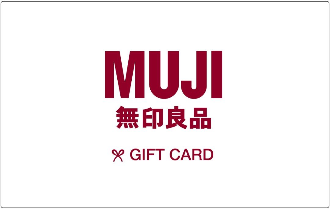 MUJI GIFTCARD, Tickets & Vouchers, Store Credits on Carousell