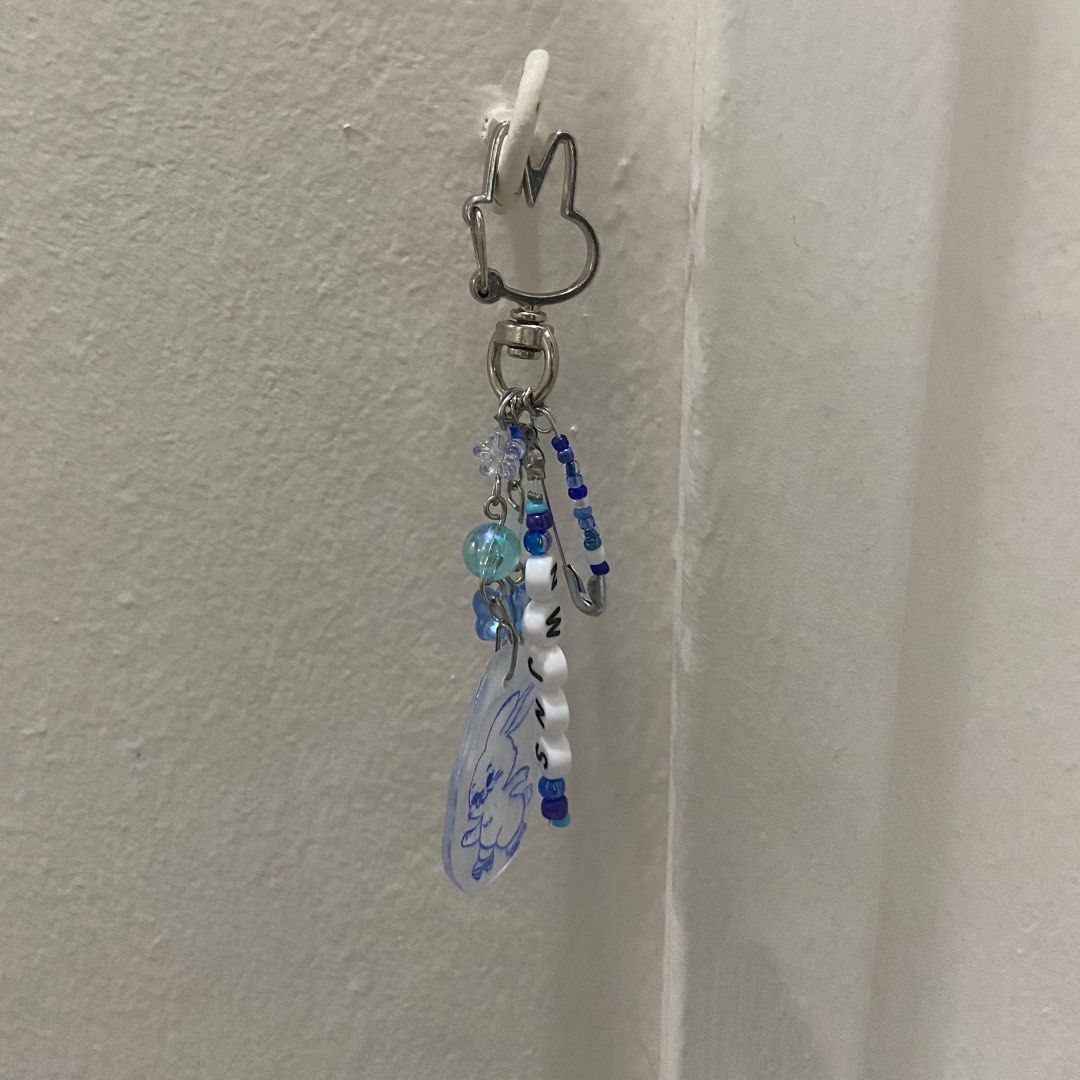 NEWJEANS inspired beaded keychain | tokki keychain | bunnies| nwjns ...