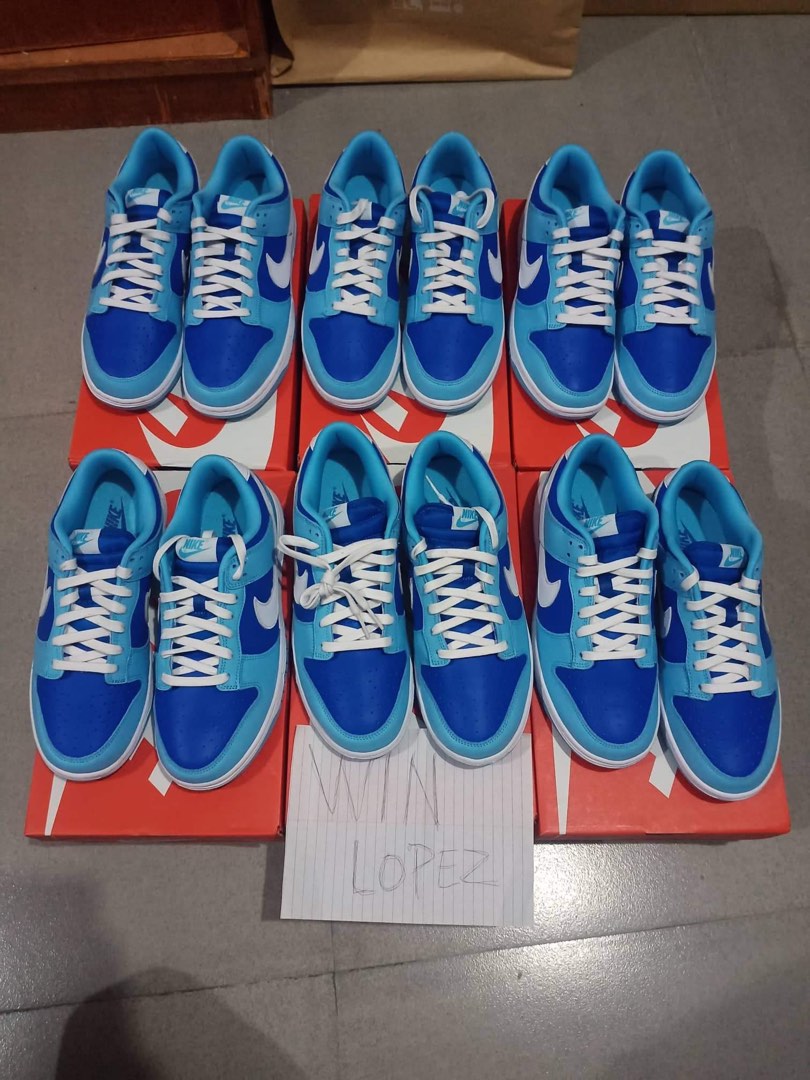 Nike Dunk low Argon, Men's Fashion, Footwear, Sneakers on Carousell