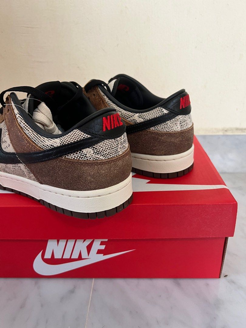 Nike Dunk Low snake us9.5, Men's Fashion, Footwear, Sneakers on Carousell