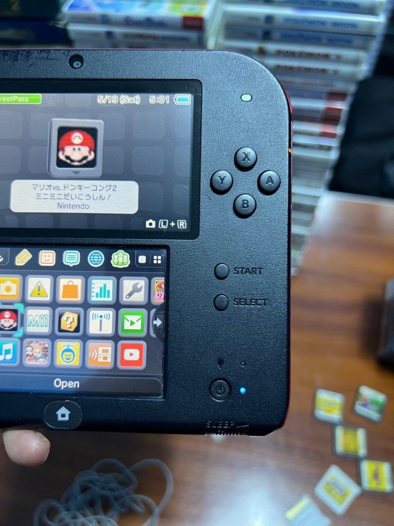 Nintendo Old Regular 2DS Black/Red (US Version & Non Cfw), Video Gaming ...