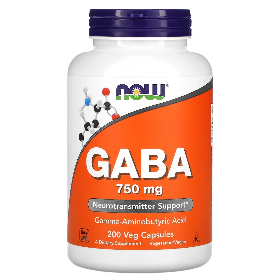 NOW Foods, GABA, 750 mg, 200 Veg Capsules, 健康及營養食用品, 健康補充品, 健康補充品 - 維他命 ...