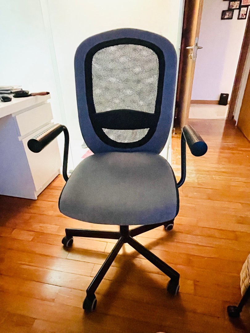 Ikea Flintan Office Chair with armrests, Furniture & Home Living ...