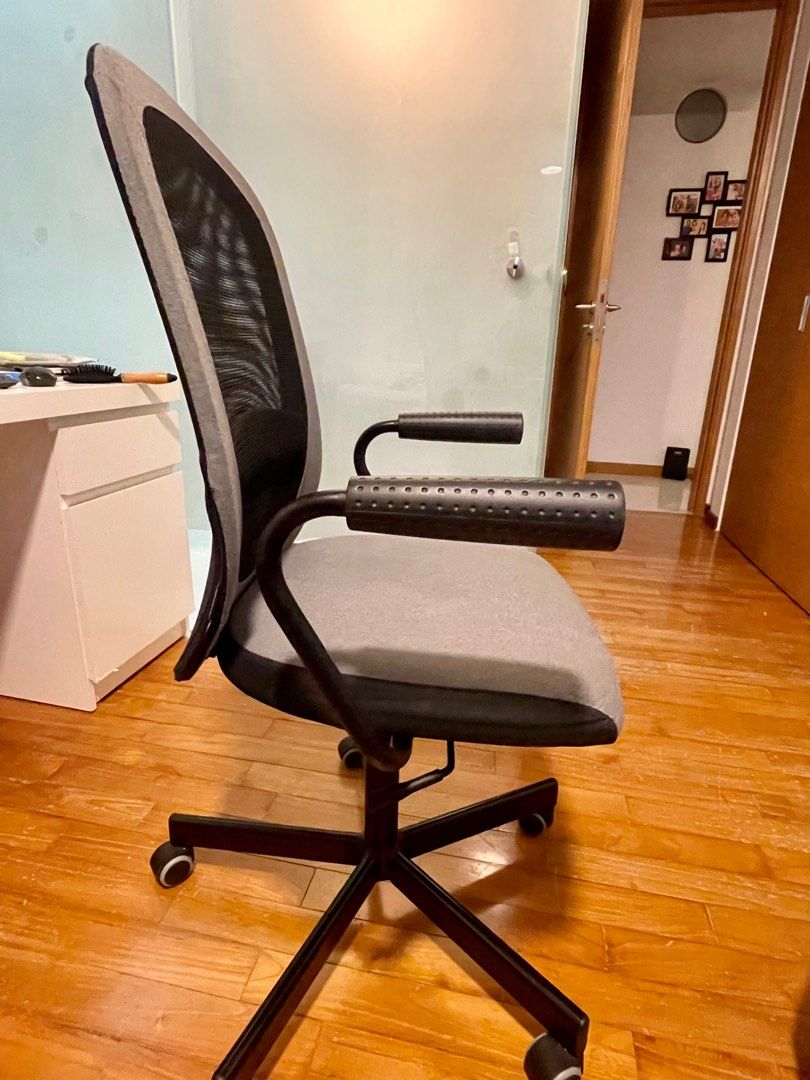 Ikea Flintan Office Chair with armrests, Furniture & Home Living ...