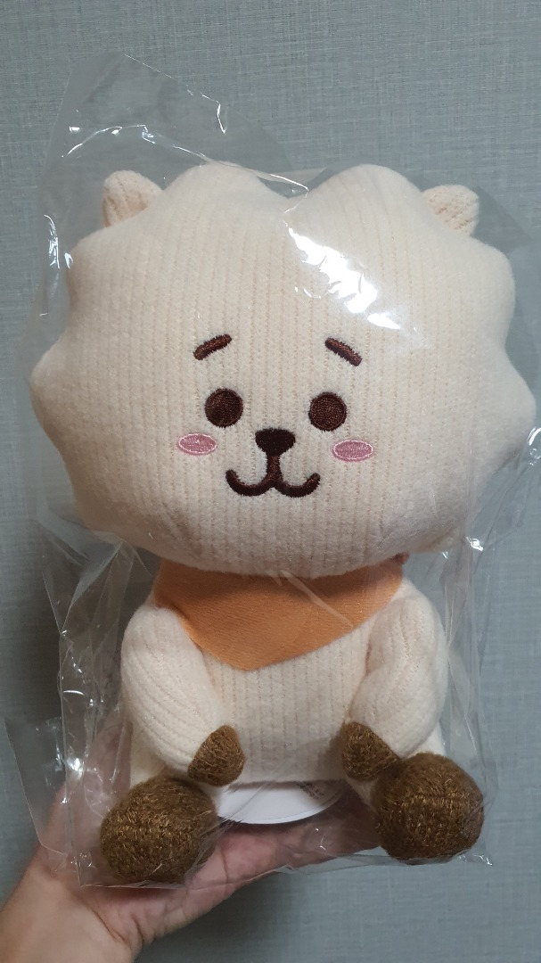 OFFICIAL BT21 RJ Knitted Plush Doll, Hobbies & Toys, Memorabilia ...