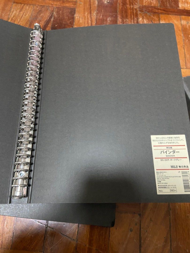 Original Muji B5 Binder (26 rings) on Carousell
