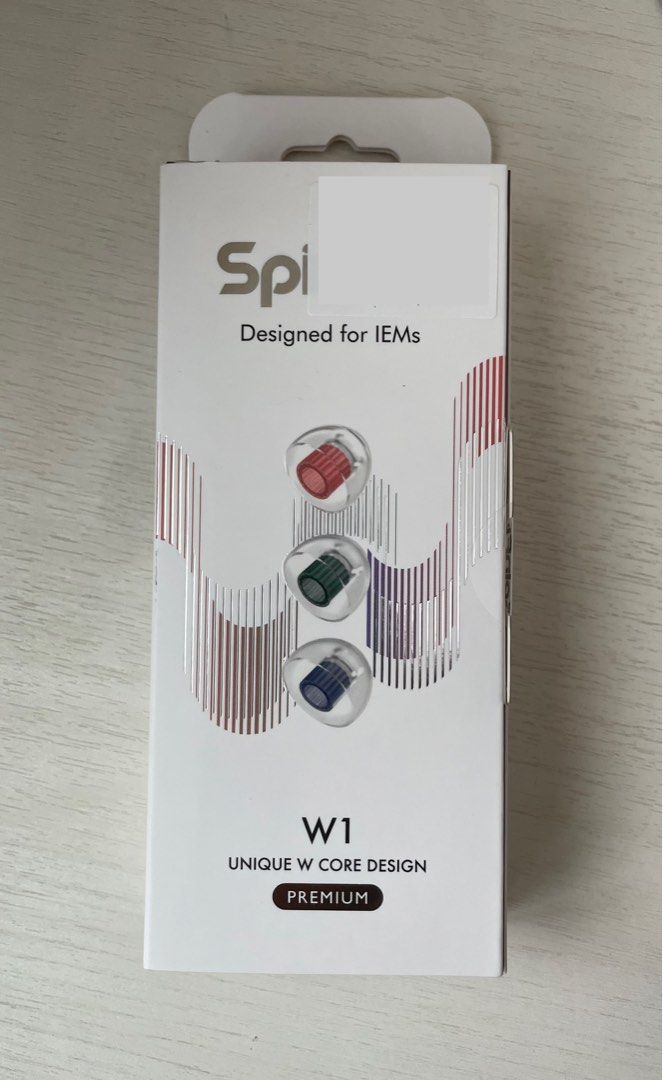 Original Spinfit W1 IEM ear tips. Brand new with box. Size L only. See ...