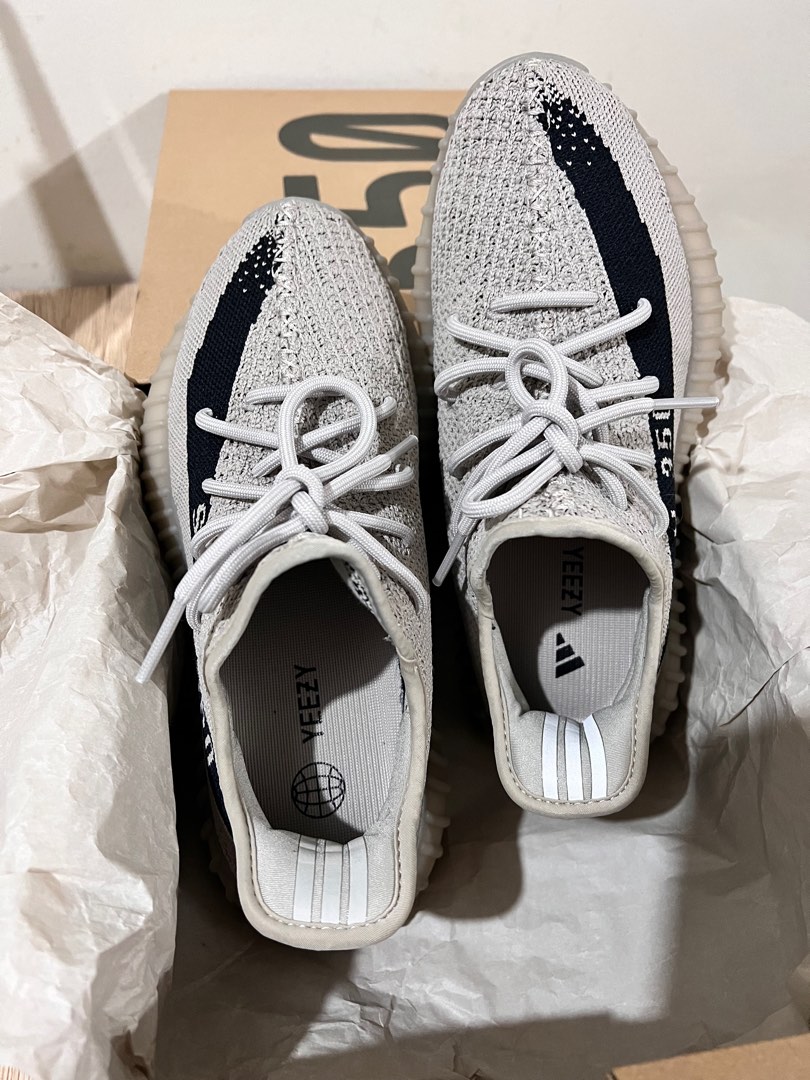 Original YZY 350 V2 Slate, Men's Fashion, Footwear, Sneakers on Carousell