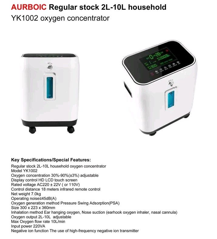 Oxygen Concentrator 10L, Health & Nutrition, Medical Supplies & Tools ...