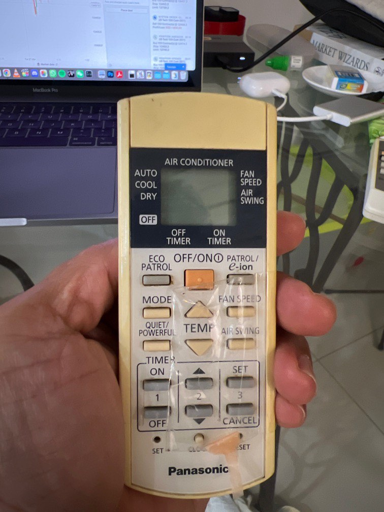 Panasonic aircon remote control, TV & Home Appliances, Air Conditioners ...