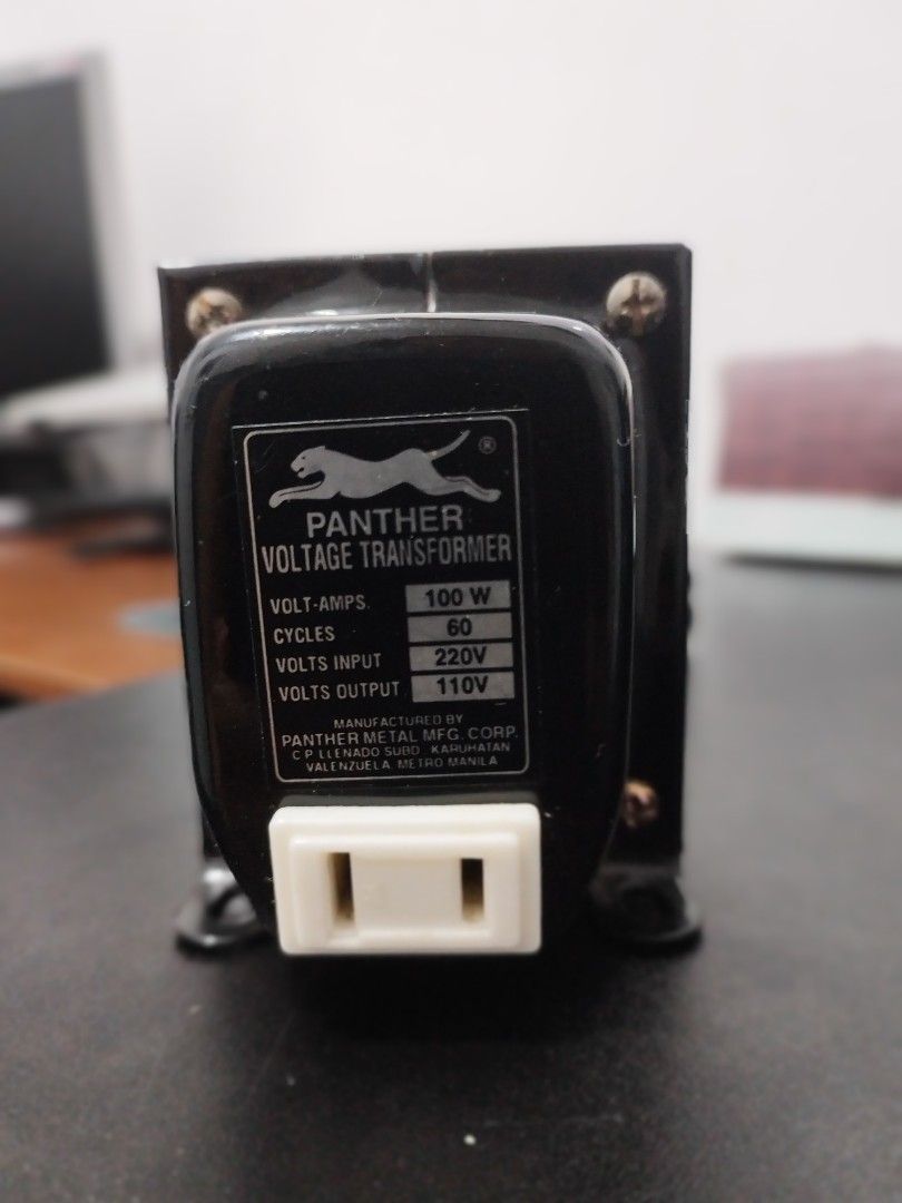 Panther Step-Down Transformer 100W - 110V, TV & Home Appliances ...