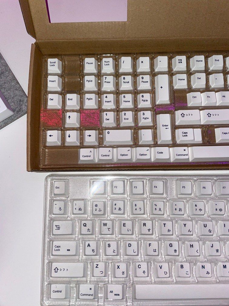 PBT 137 keys cherry profile dye sub Japanese keycap set, Computers ...