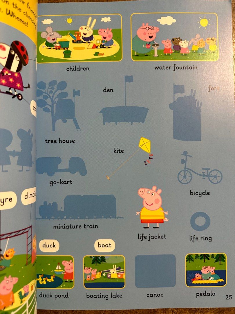 Peppa Pig 1000 First Words Sticker Book, 兒童＆孕婦用品, 嬰兒玩具 - Carousell