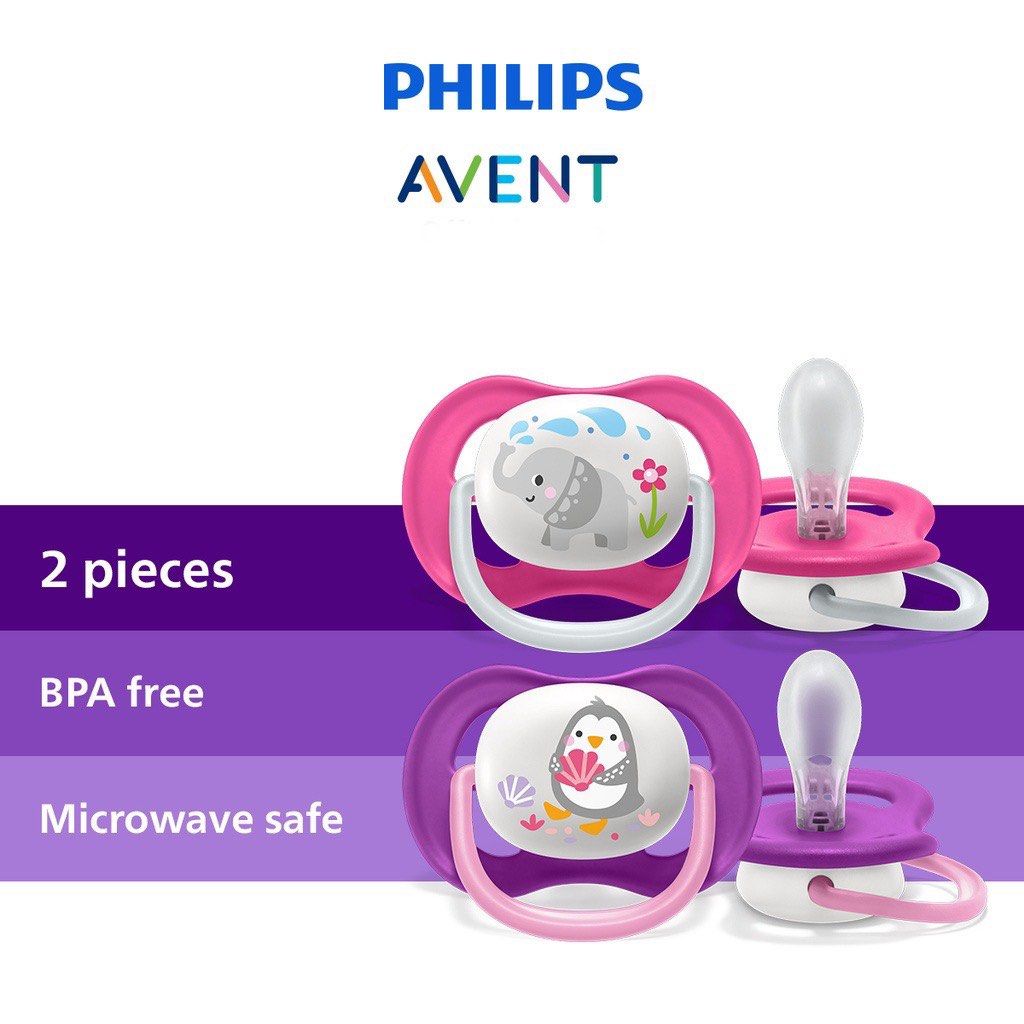 Philips Avent Ultra Air Pacifier Animals 6-18M, Babies & Kids, Nursing ...