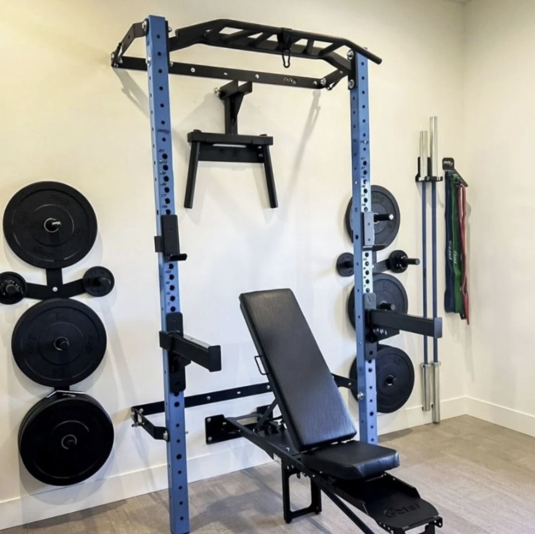 Pipe foldable pull-up rack weightlifting squat rack training rack ...