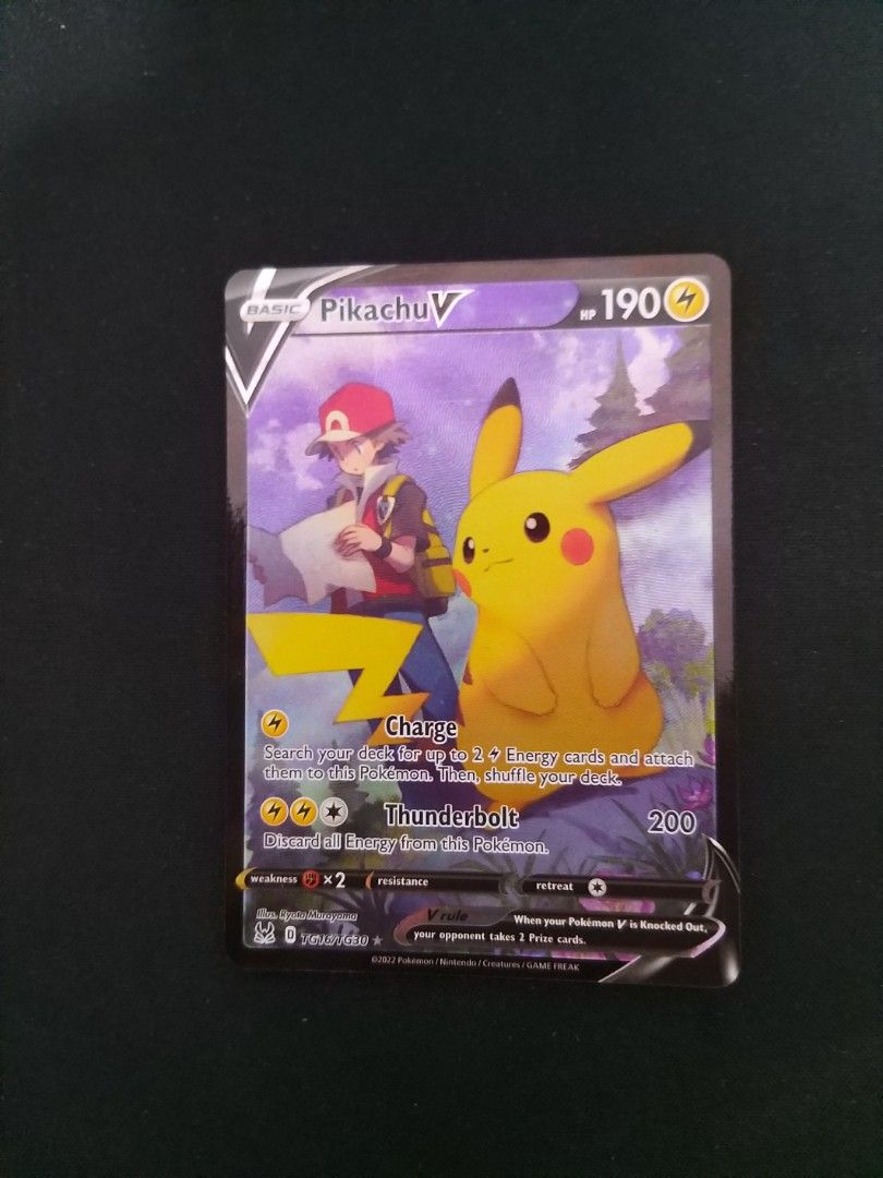 Pokemon Card Lost Origin Pikachu V Trainer Gallery CSR #TG16/TG30 ...