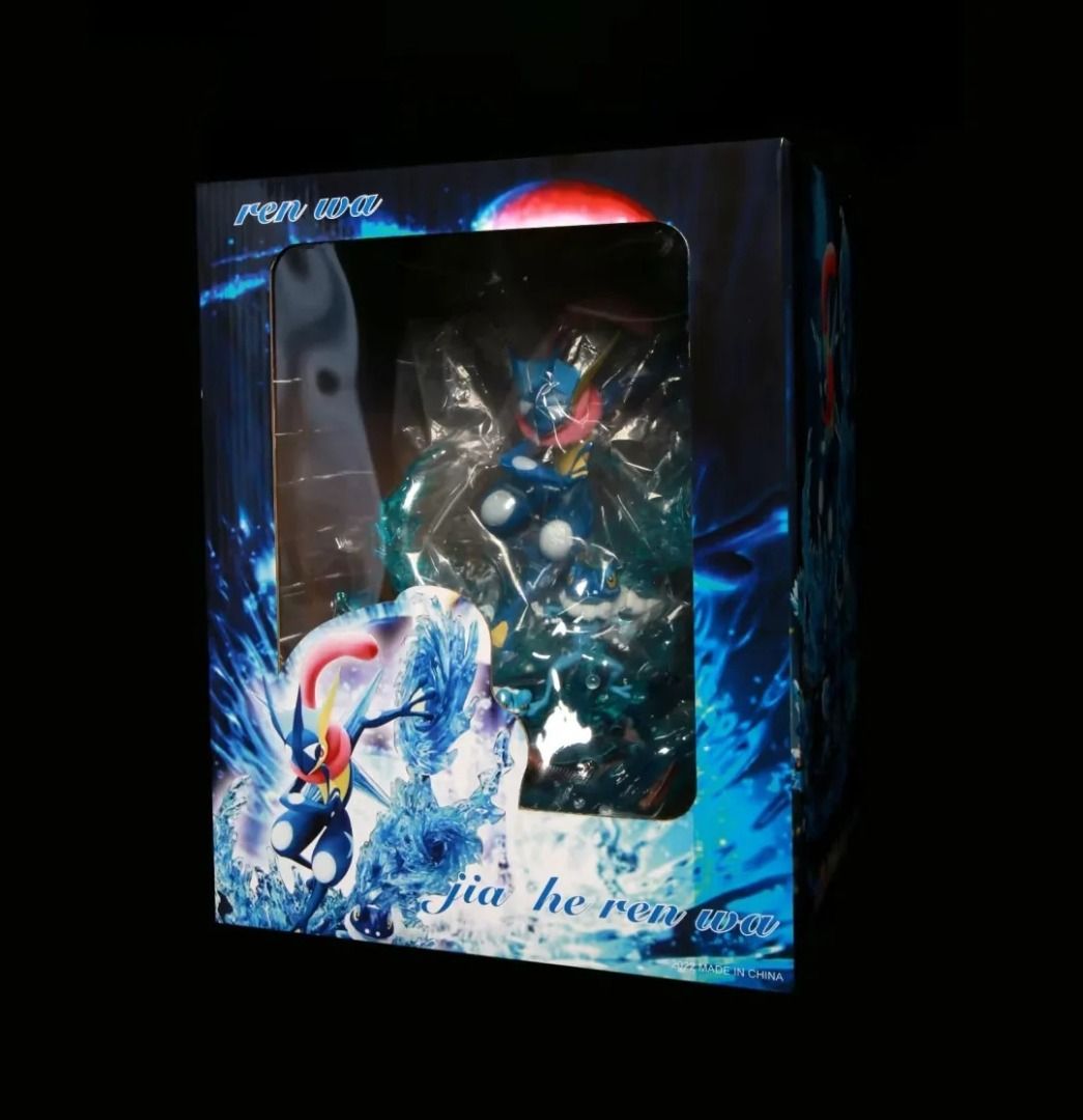 Pokemon Evolution Greninja Frogadier Froakie Pvc Statue Pikachu Charizard Hobbies And Toys Toys